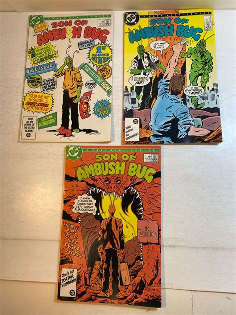 Lot Of 3 Son Of Ambush Bug Dc Comics 1986 Msu Surplus Store