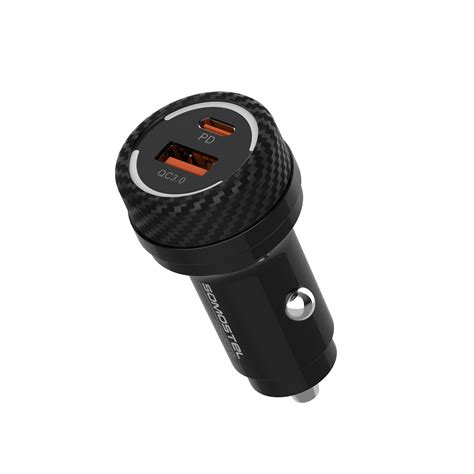 Pd Qc W High Power Fast Car Charger Dual Port Portable Travel Adapter Jqx