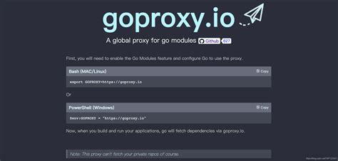【go第三方包代理】go第三方包代理设置 — Goproxygo代理 Csdn博客