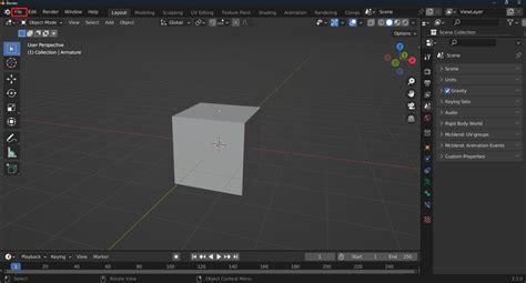 Gui Menu Items — Mcblend 1110 Documentation