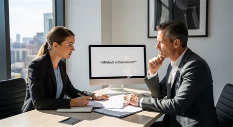 Understanding The Difference Between Affidavit And Declaration My