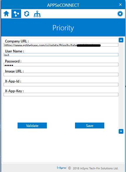 Priority APPSeCONNECT Product Docs