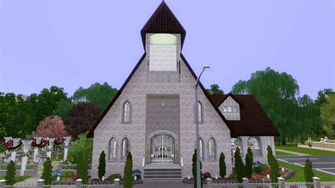Mod The Sims Mystic Church And Cemetery