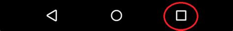 navigationbar android navigation system bar square button stack overflow