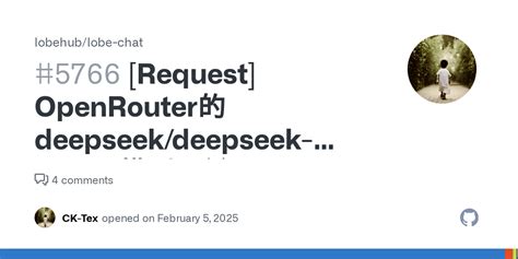 Request Openrouter的deepseekdeepseek R1free模型不显示reasoning内容 · Issue