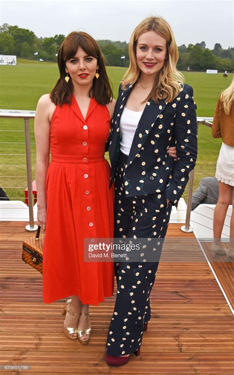 Ophelia Lovibond And Cara Theobold Attend The Audi Polo Challenge At