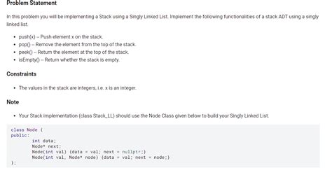 Solved Problem Statement In This Problem You Will Be Chegg