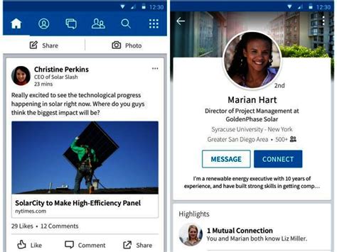 News Linkedin Makes Its Newly Redesigned Mobile App Available On Ios And Android