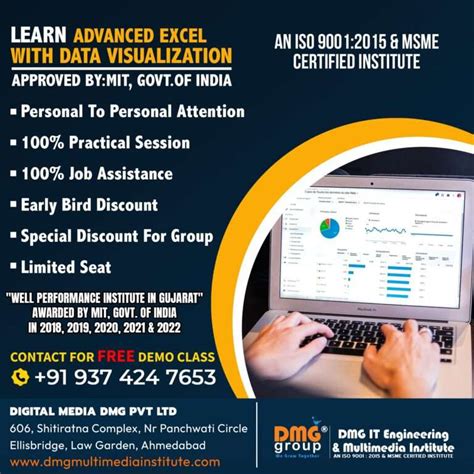 Advanced Excel With Data Analysis Institute In Ahmedabad