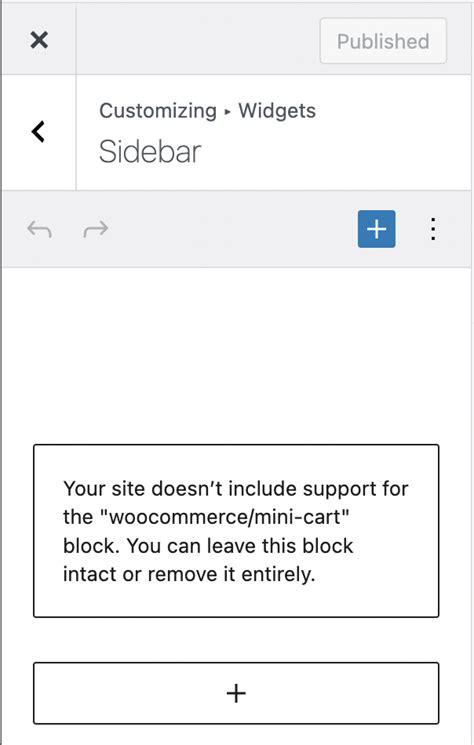 Mini Cart Block Isnt Available In Customizer · Issue 6188 · Woocommerce Woocommerce Blocks