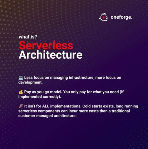 oneforge on linkedin aws serverlessarchitecture innovation