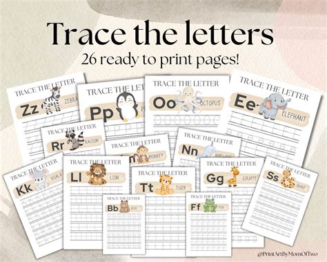 Alphabet Trace Abc Tracing Printable Preschool And Kinder Worksheets Practice Abcs Kdg Phonics