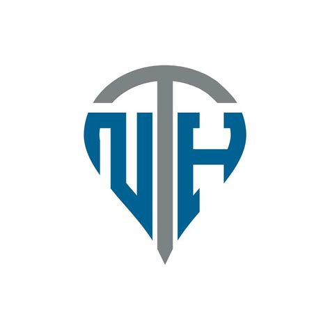 nth letter logo design nth creative monogram initials letter logo