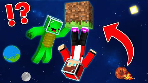 JJ And Mikey Survive On UPSIDE DAWN ONE BLOCK In Minecraft Maizen YouTube