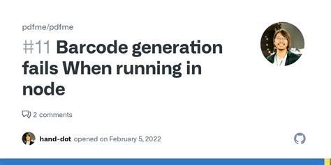 Barcode Generation Fails When Running In Node Issue Pdfme Pdfme GitHub