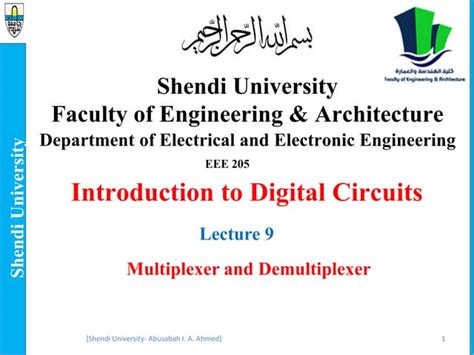 Digital System Design Lecture Covering Multiplexers Pdf