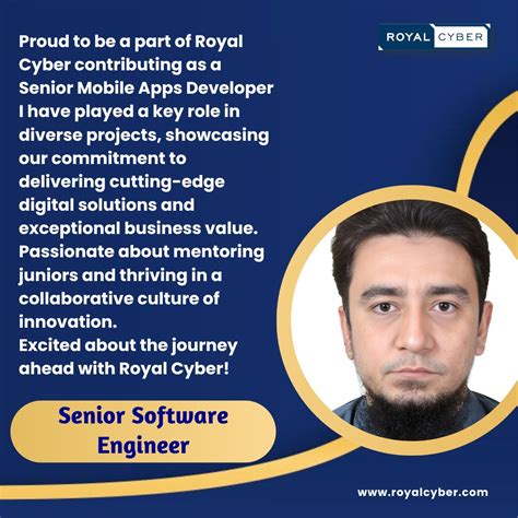 Royal Cyber Asia On Linkedin Mobileappdevelopment Softwareengineer Sharingexperience