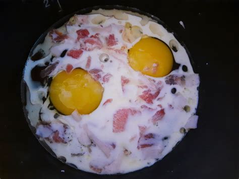 밥솥 베이컨 스크램블 에그