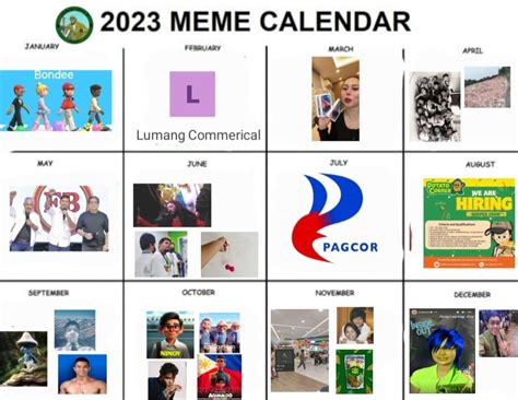 Maraming Salamat Sa Iyong Ginawang Pinoy Memes Calendar 2023 Hangang