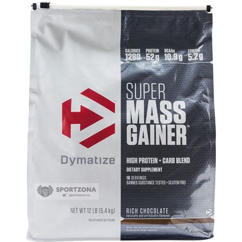 Dymatize Super Mass Gainer (Диматайз Супер Масс Гейнер): состав, как ...