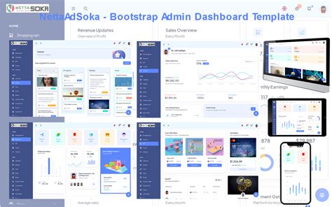 NettaAdSoka Bootstrap Theme Admin Template HTML5