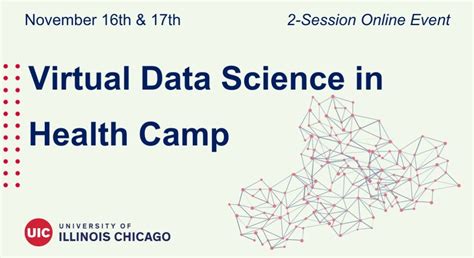 Data Science In Health Camp School Of Public Health University Of