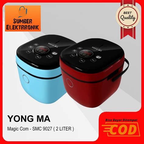 Jual Yongma Magic Com Rice Cooker 2 Liter Digital Yong Ma Smc 9027 Smc9027desaing Boxy Modern