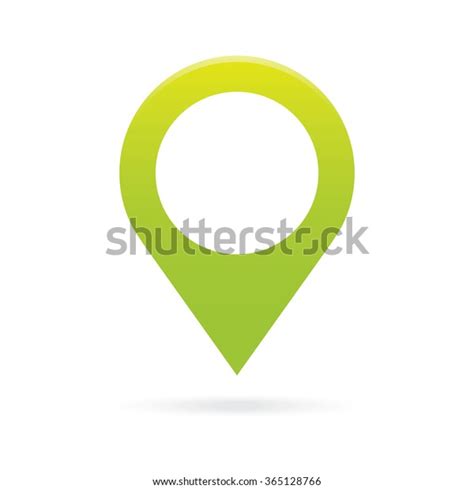 Green Map Pointer Icon Marker Gps Stock Vector Royalty Free Shutterstock