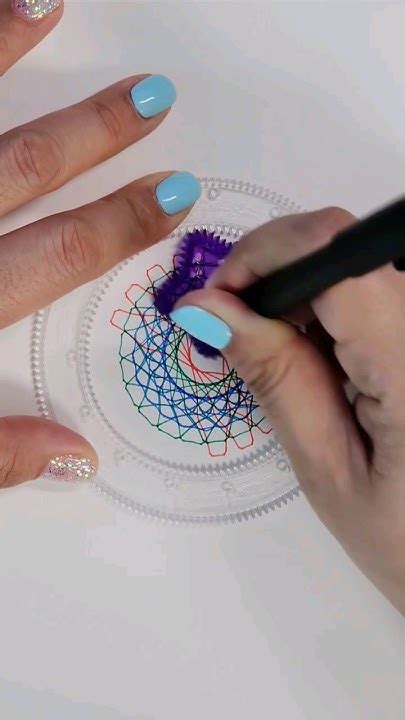 초보자 스피로그래프 쉽지 않은 걸~😅🥺 Spirograph 스피로그래프 Spirographdrawing Youtube
