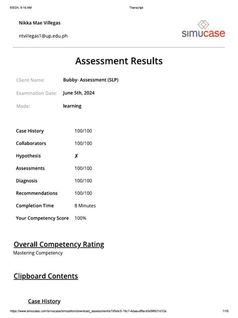 Bubby Simucase Transcript Villegas Pdf