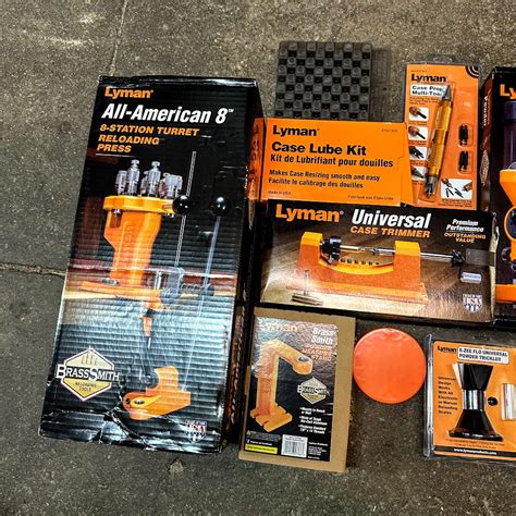 Lyman Brass Smith All American 8 Turret Reloading Kit Guntickets [10 Spot] Gunbros