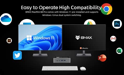 Bmax B Pro Mini Pc Gb Tb Eu