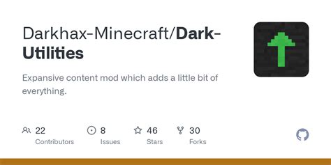 Dark Utilities At Darkhax Minecraft Dark Utilities GitHub