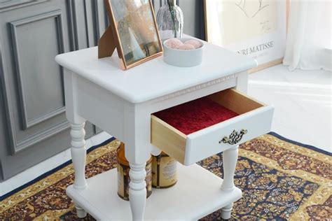 협탁 링스 엔틱 원목 침대 옆 협탁 2단 사이드테이블 오늘의집 쇼핑
