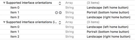 objective c ios autorotate is not working when you have different