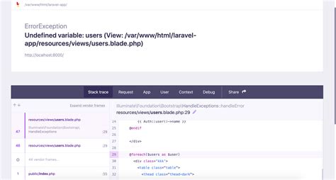 Undefined Variable 未定義のエラーを解消したい