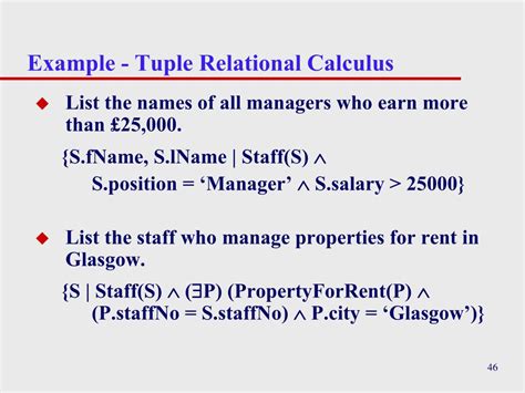 Ppt Relational Algebra And Relational Calculus Powerpoint Presentation Id 3996109