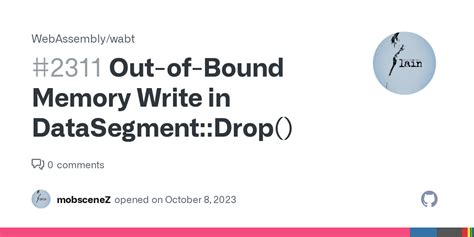 Out Of Bound Memory Write In DataSegment Drop Issue 2311