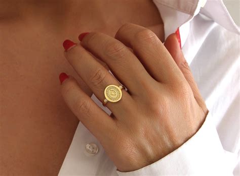Solid Gold Diamond College Class Rings Womens Class Ring Gold