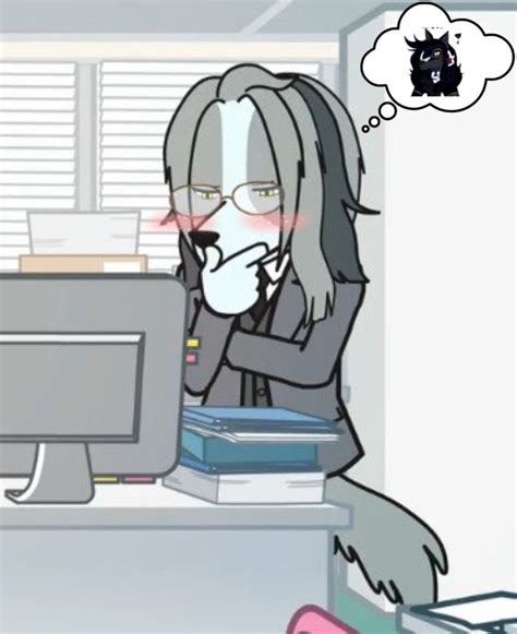 Himuro Thinking About Vixen Aggretsuko In 2025 Totoro Anime Manga