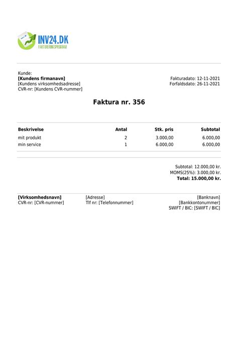 Fakturaer Alt du behøver at vide