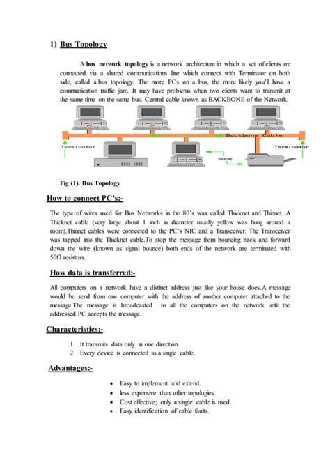 Network Using Topologies Docx Computer Networking Computing
