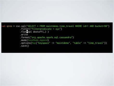 Cassandra Data Maintenance With Spark Ppt