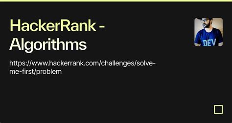 Hackerrank Algorithms Codesandbox