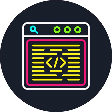 Programming Language Line Multi Color Design 54242886 Vector Art At