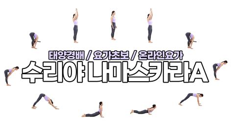 요린이 써니와 함께 아쉬탕가 요가🧘 수리야 나마스카라a 태양경배 함께해요 Youtube