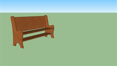 Banco De Igreja 3d Warehouse