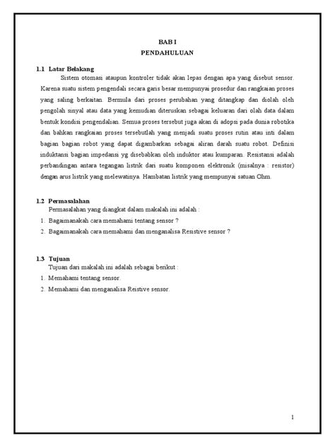 Resistive Sensor Pdf
