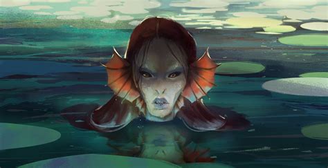 Swamp Mermaid By Hilary Purnamasari Scrolller