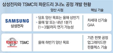 [단독]삼성 ‘3나노 파운드리 양산 미룬다 비즈n